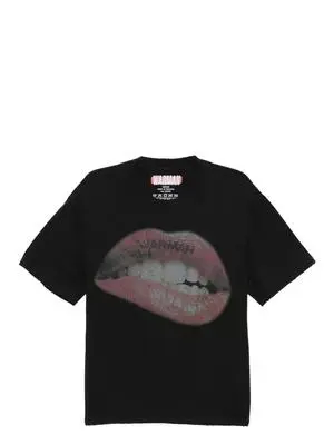WARMAN Graphic Printed T-shirt - Black