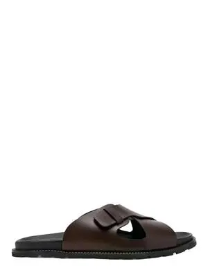 BARRETT Criss-cross Strap Sandals - Brown