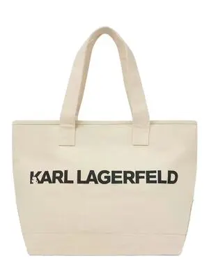 Karl Lagerfeld K/essential Logo Tote Bag - Neutrals