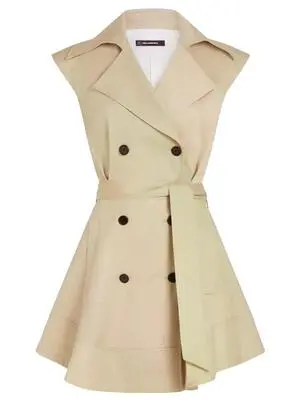Karl Lagerfeld Double-breasted Mini Dress - Neutrals