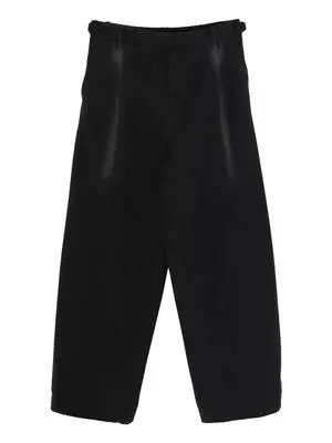 CROQUIS Loose Tapered Pants - Black