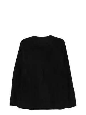 CROQUIS Drop-stitch Sweatshirt - Black