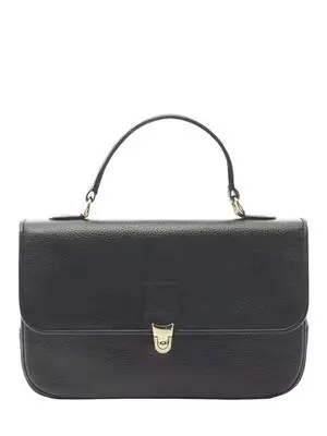 Burberry 2000-2017 Leather Top Handle Bag - Black