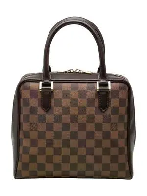 LOUIS VUITTON 1999 Damier Ebene Brera Handbag - Brown