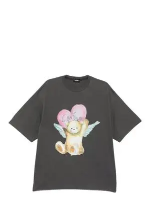 We11Done Teddy-print T-shirt - Grey