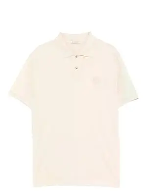 Moncler Logo Patch Polo Shirt - Neutrals