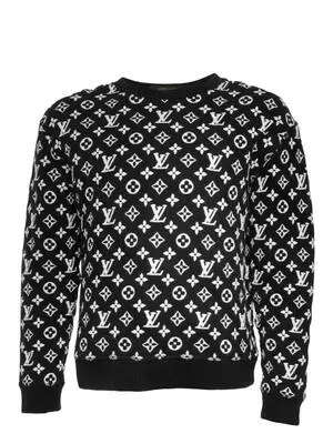 LOUIS VUITTON 2021 Monogram Sweater - Black