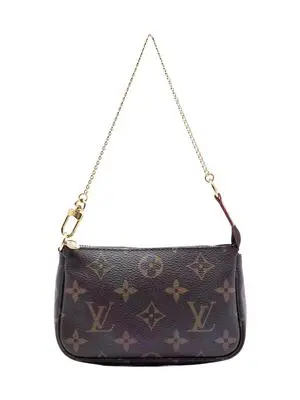 LOUIS VUITTON 2020 Monogram Mini Pochette Accessoires - Brown