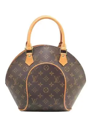 LOUIS VUITTON 1999 Monogram Ellipse Pm Handbag - Brown
