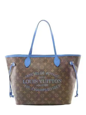 LOUIS VUITTON 2013 Monogram Ikat Neverfull Mm Tote Bag - Brown