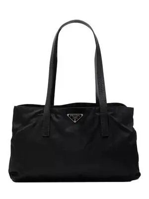 Prada 2000-2013 Tessuto Tote Bag - Black