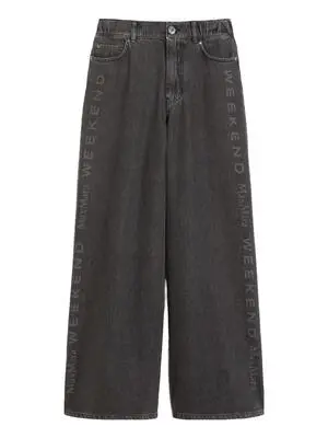 Max Mara Authentic Cotton Denim Jeans - Black