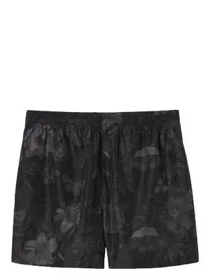 Gucci Printed Nylon Swim Shorts - Black