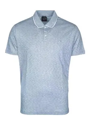 Paul & Shark Logo-embroidered Polo Shirt - Grey