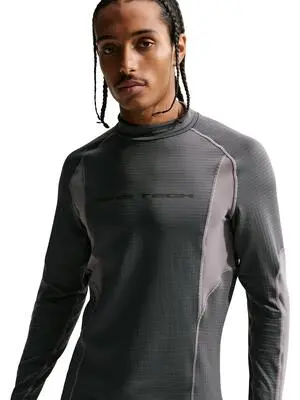 Nike Tech Base Layer Long Sleeve Top - Grey