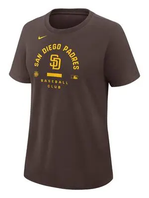 Nike San Diego Padres Authentic Collection Early Work Dri-fit Mlb T-shirt - Brown