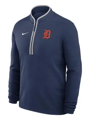 Nike Detroit Tigers Victory Dri-fit Mlb 1/2-zip Long-sleeve Top - Blue