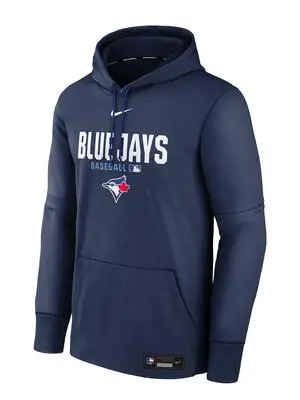 Nike Toronto Jays Authentic Collection Therma Mlb Pullover Hoodie - Blue