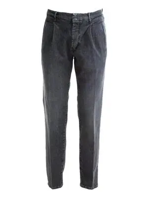 Incotex Pleated Jeans - Grey