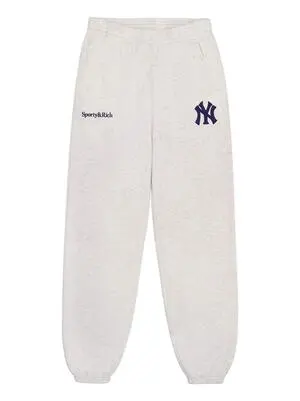 SPORTY & RICH Heritage Yankees Sweatpants - Grey