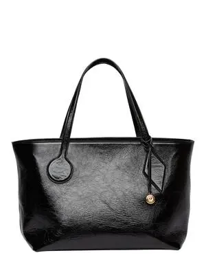 LIFFNER Large Sprout Tote - Black Gold Charm