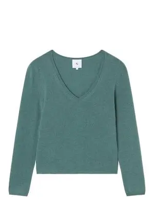 GWYN Greer Cashmere Sweater - Sage