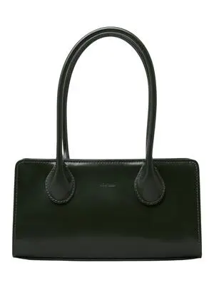 Lié Studio The Lou Bag Olive Green Patent Leather