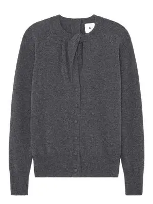 GWYN Detail Cardigan - Charcoal