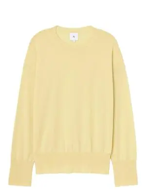 GWYN Jules Cashmere Sweater Light Lemon