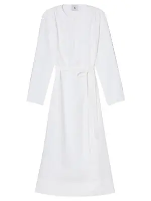 GWYN Althea Linen Caftan - White