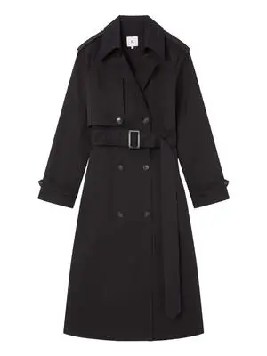 GWYN Diane Trench Coat - Black
