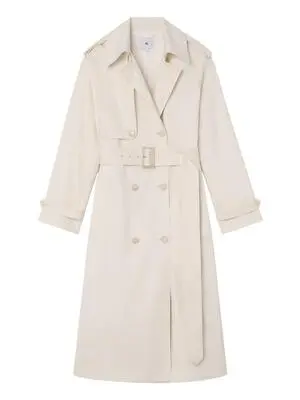 GWYN Diane Trench Coat - Vanilla