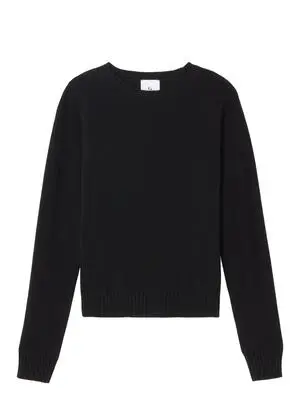 GWYN Cashmere Crewneck Sweater - Black