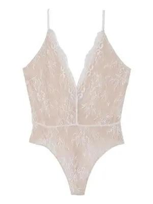 GWYN Lace Bodysuit - Ivory