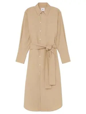 GWYN Patricia Shirt Dress - Khaki