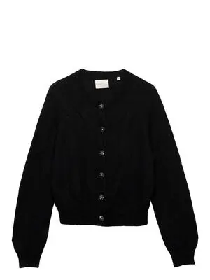 DÔEN Petra Crystal Cardigan - Black