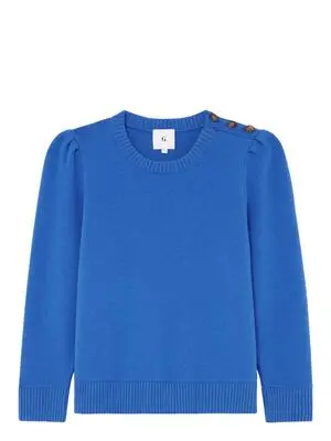 GWYN Milano Stitch Crewneck - Blue