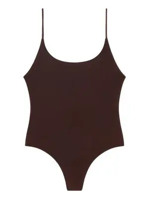 GWYN Camisole Bodysuit Brown