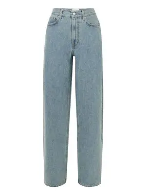 Loulou De Saison Samur High-rise Straight-leg Jeans - Light Denim