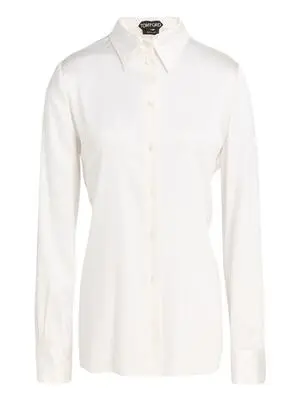 TOM FORD TOM FORD Stretch-Silk Satin Shirt