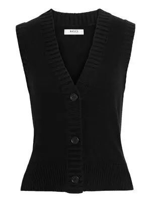 Chinti & Parker Wool And Cashmere-blend Vest - Black