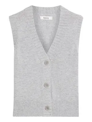 Chinti & Parker Wool And Cashmere-blend Vest - Light Gray