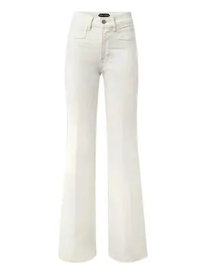 TOM FORD Mid-rise Flared Jeans - White