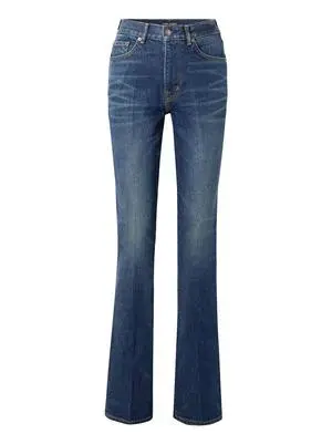 TOM FORD High-rise Flared Jeans - Dark Denim