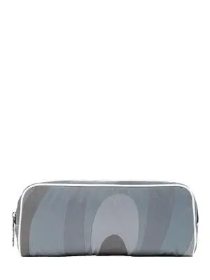 Emilio Pucci Printed Woven Cosmetics Case - Light Gray