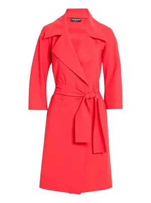 Chiara Boni La Petite Robe Saveria Duster Stretch-jersey Coat - Red