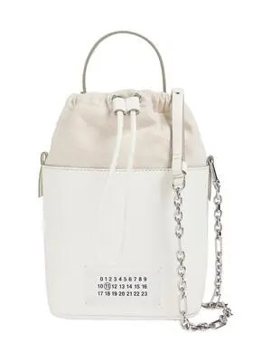 MAISON MARGIELA 5ac Bucket Bag - White