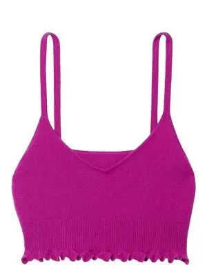 ULLA JOHNSON Elia Cropped Cashmere Tank