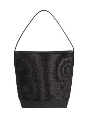 MANSUR GAVRIEL Everyday Cabas Raffia Tote - Black
