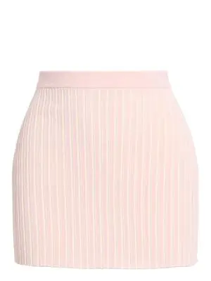 Alexander Wang Ribbed Cotton-blend Mini Skirt - Baby Pink